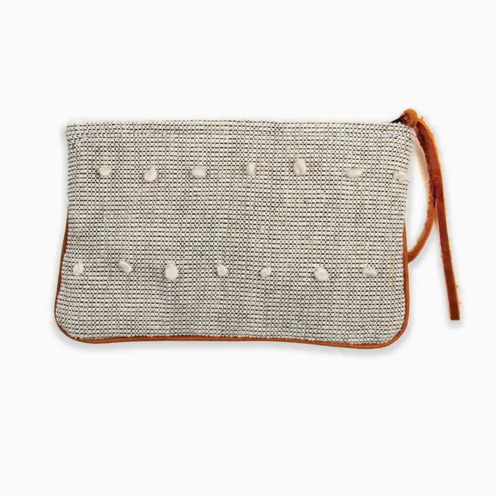 Handwoven Natural Textured Clutch – Craft Contemporary Shop
